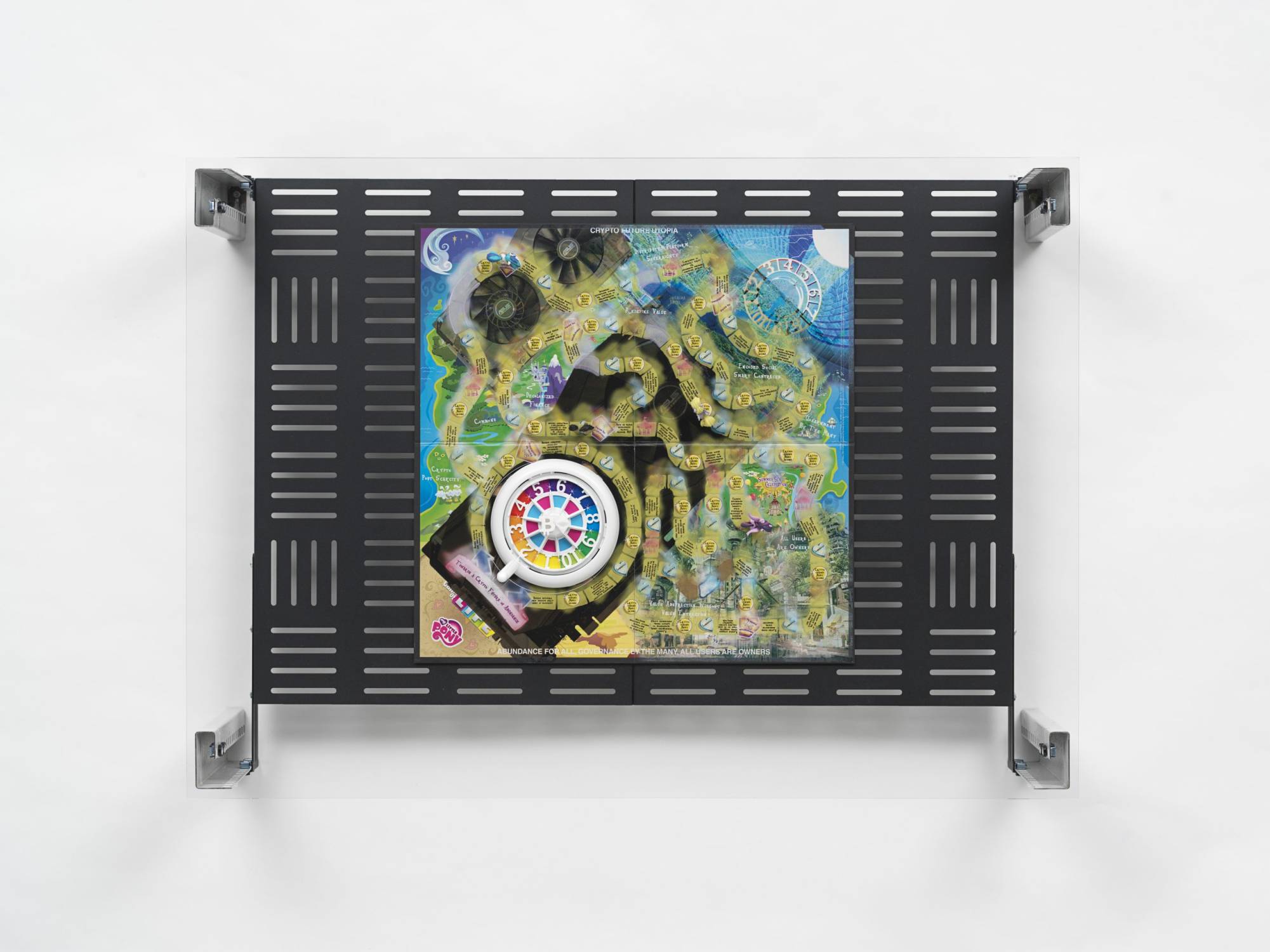 Crypto Futures Game of Life Board Overprint Collage: My Little Pony ...