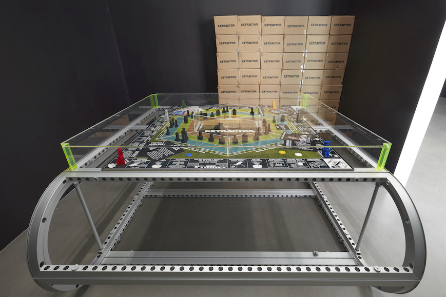 Extractor Board Game XL Display Prototype – Simon Denny